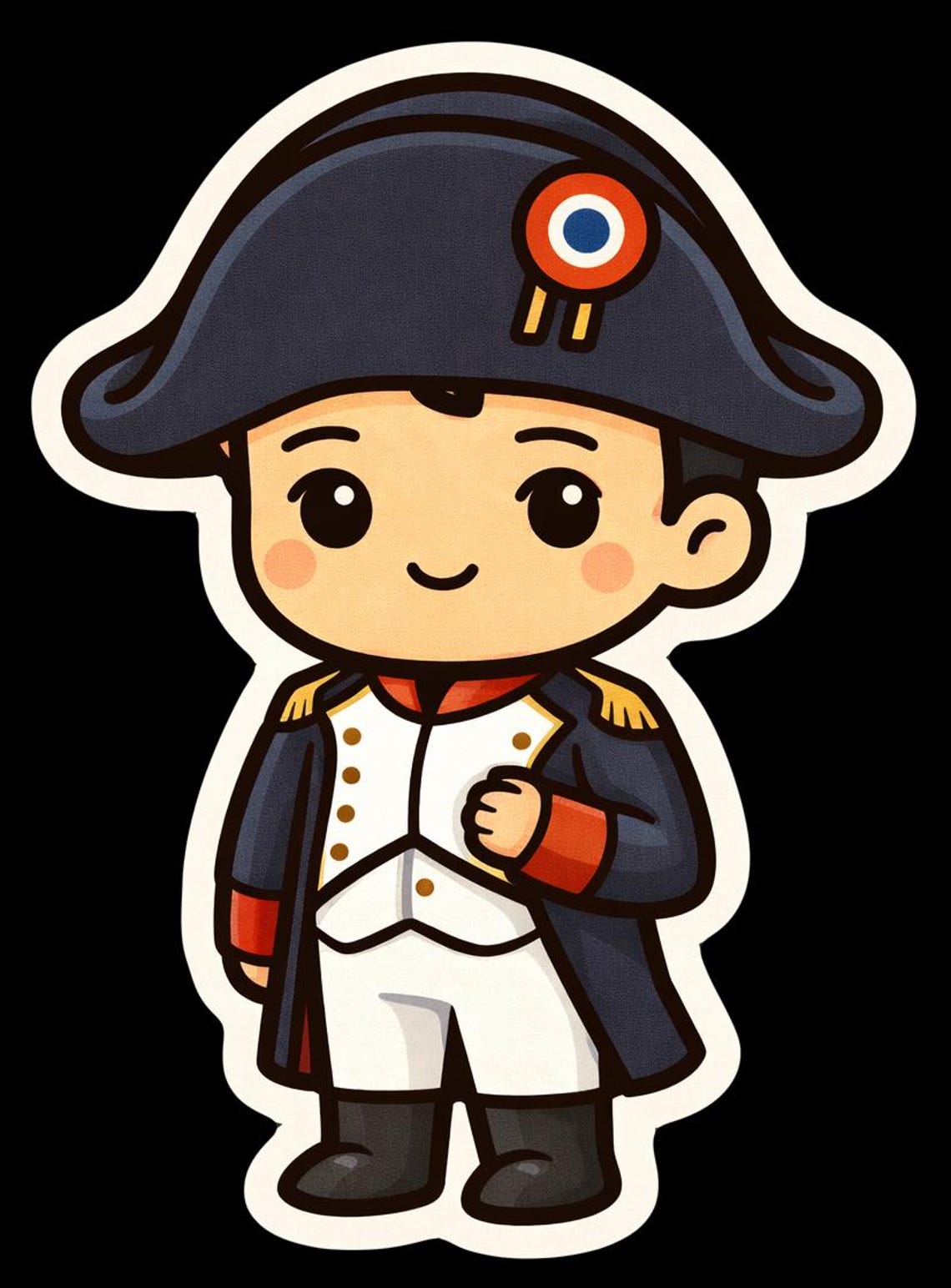 Chibi Napoleon Bonaparte Historical Figure Vinyl Sticker - Etsy