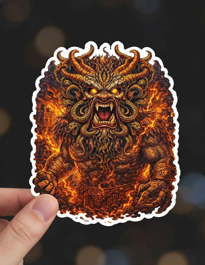 Humbaba Mesopotamian Mythology Die Cut Sticker - Etsy