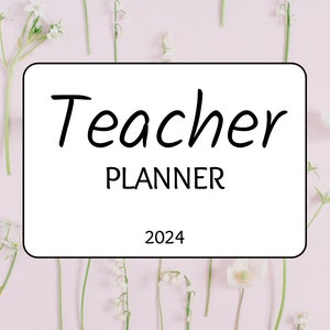 2024 Teacher Digital Daily, Weekly, Monthly Planner With Lesson Plan ...