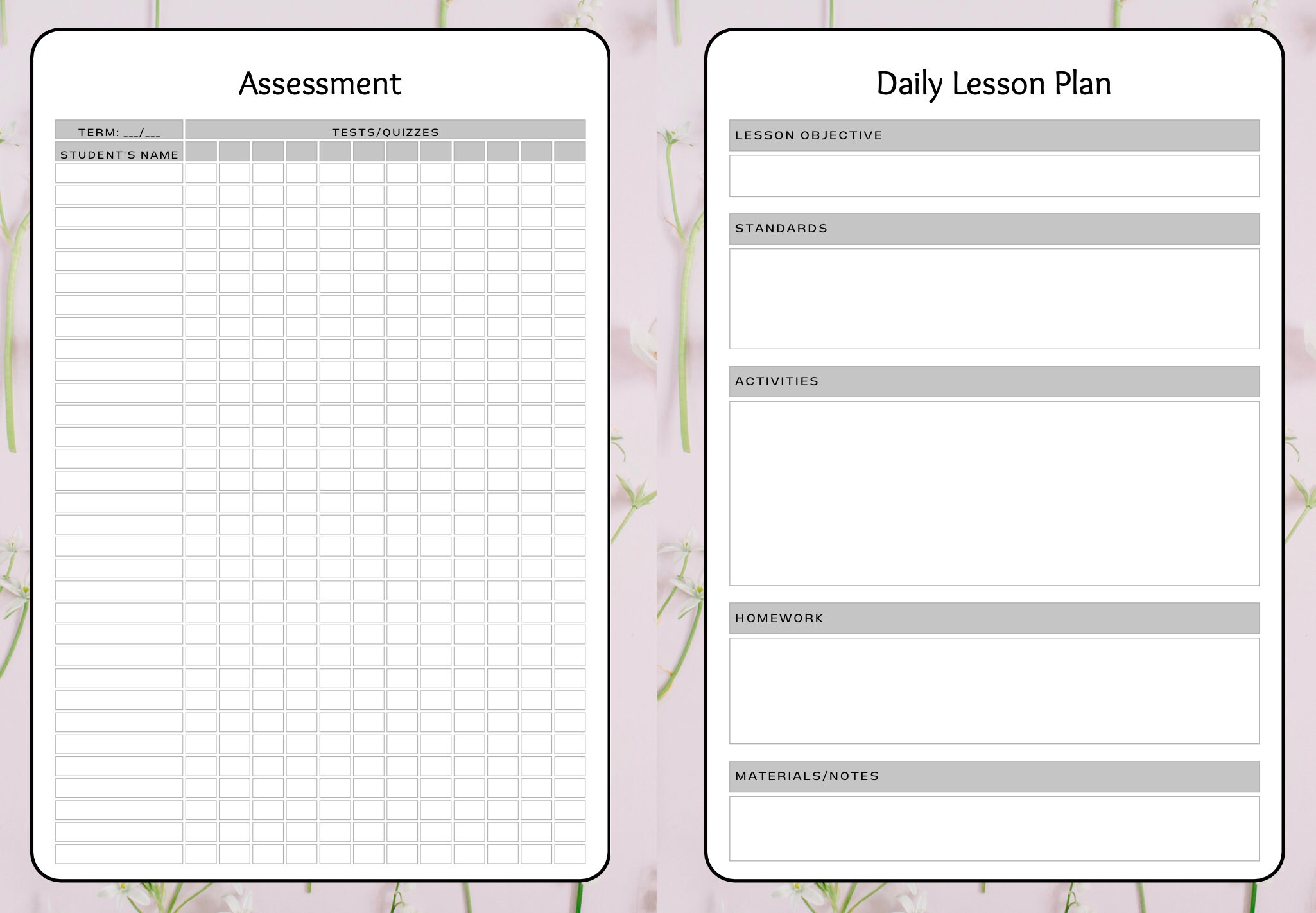 2024 Teacher Digital Daily, Weekly, Monthly Planner With Lesson Plan ...