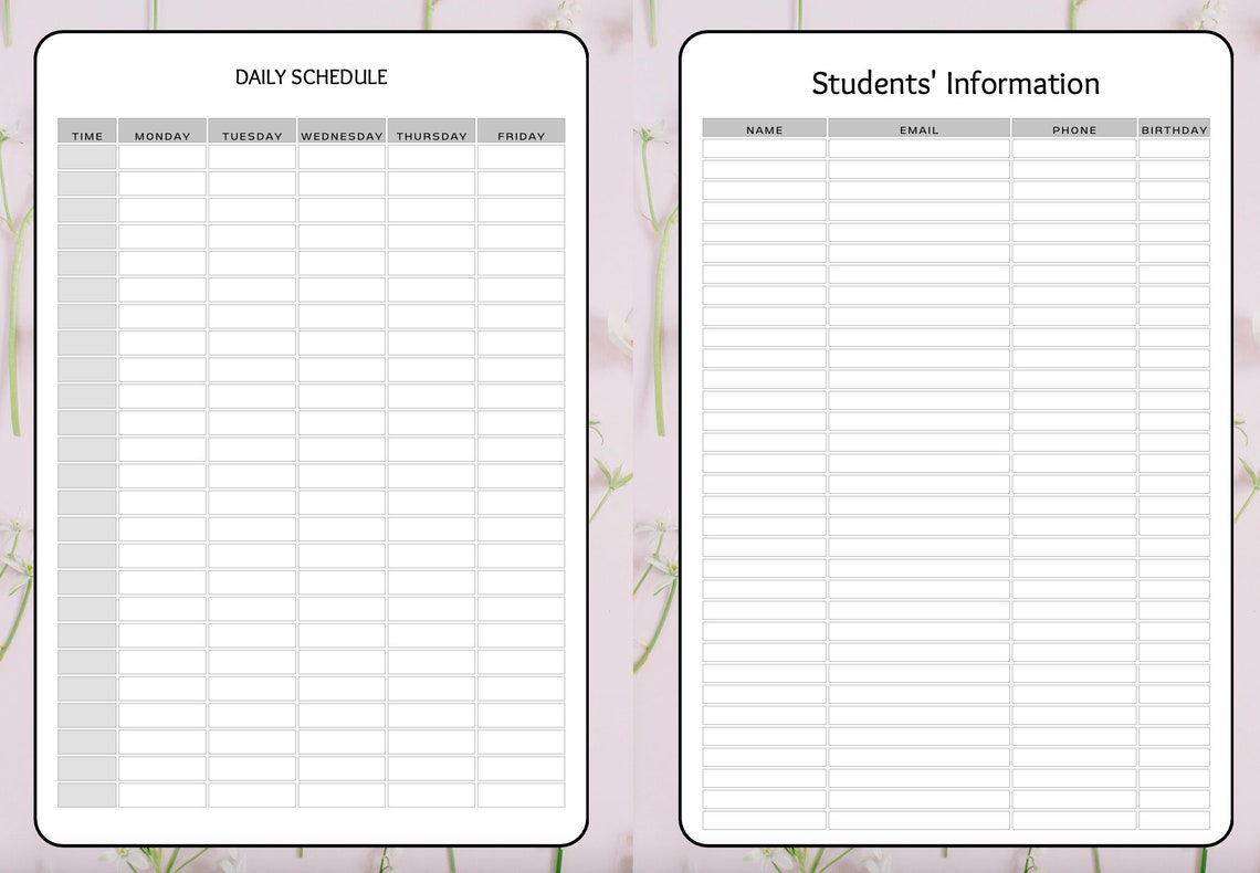 2024 Teacher Digital Daily, Weekly, Monthly Planner With Lesson Plan ...