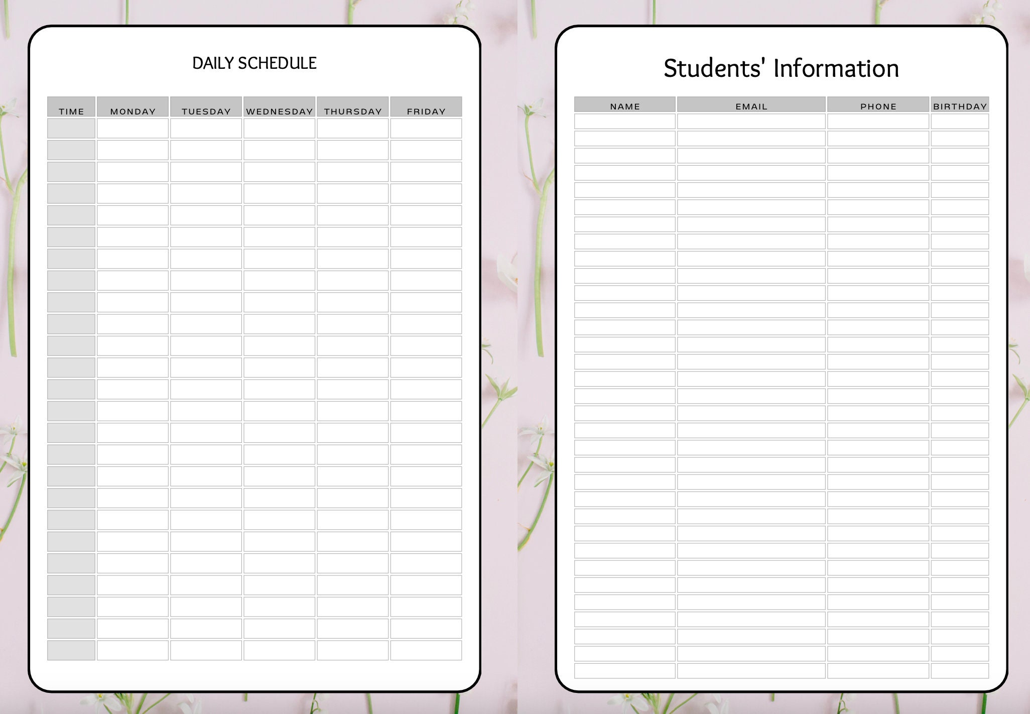 2024 Teacher Digital Daily, Weekly, Monthly Planner With Lesson Plan ...
