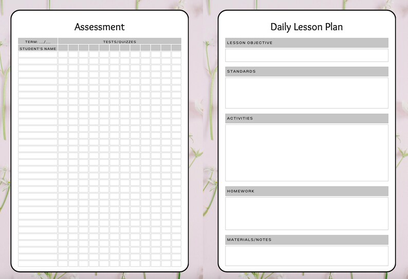 2024 Teacher Digital Daily, Weekly, Monthly Planner With Lesson Plan ...