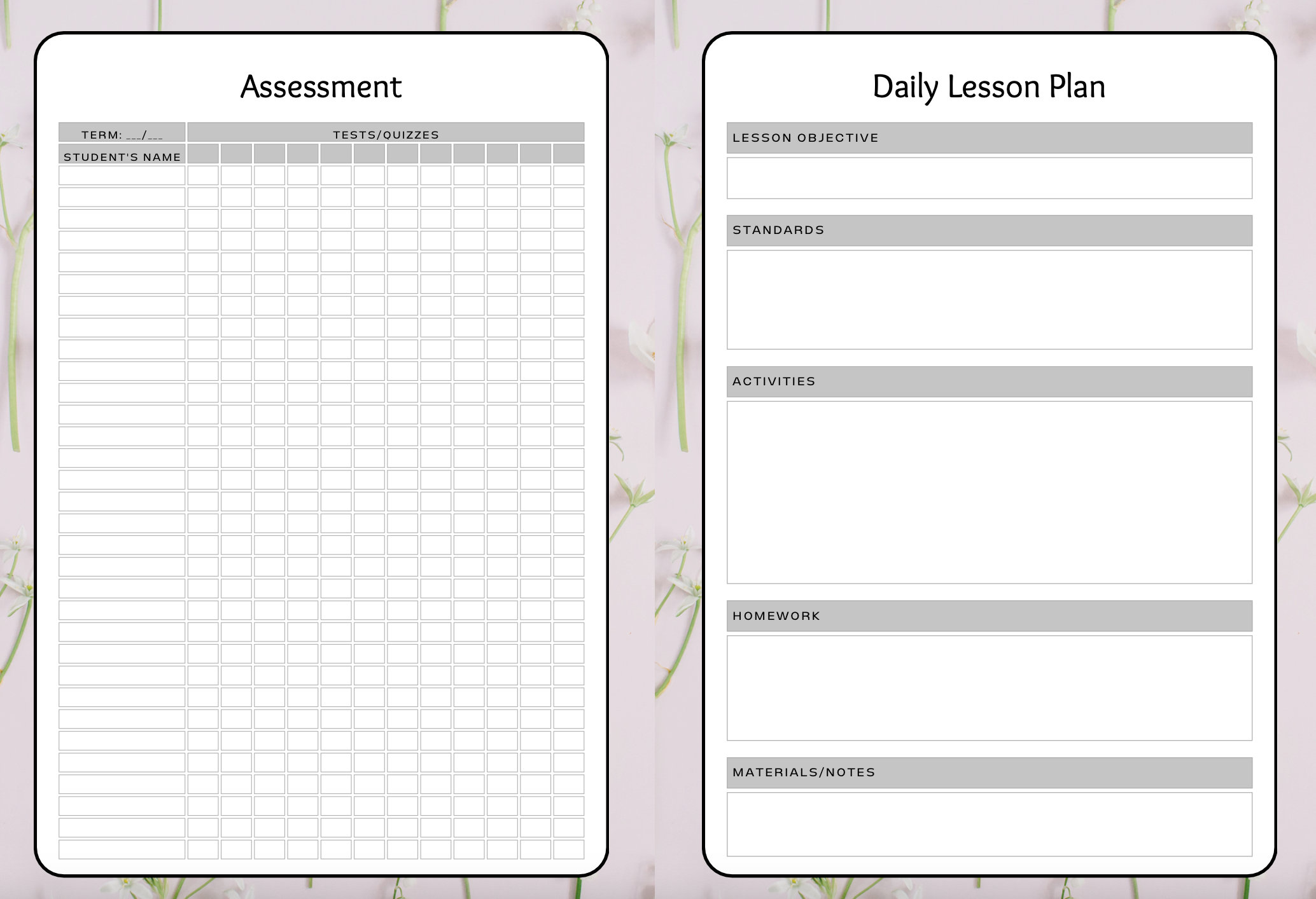 2024 Teacher Digital Daily, Weekly, Monthly Planner With Lesson Plan ...