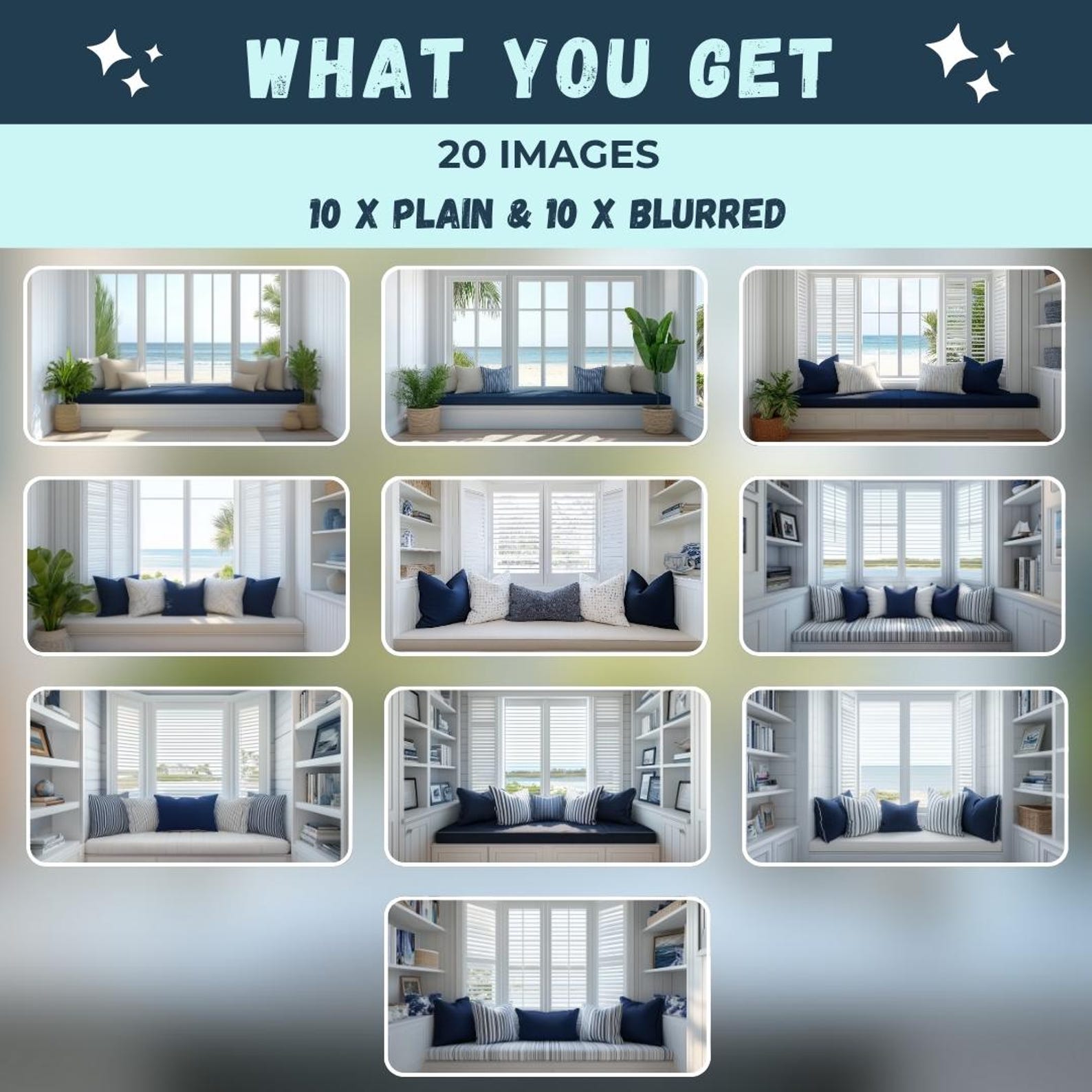 Hamptons Beach Zoom Background: Coastal Cottage Decor (20 Images ...