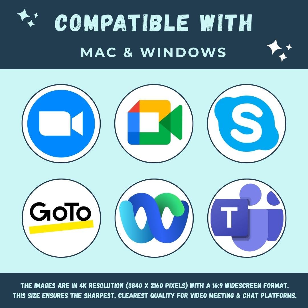 20 Spring- Themed Zoom Background, Virtual Background, Teams Background ...