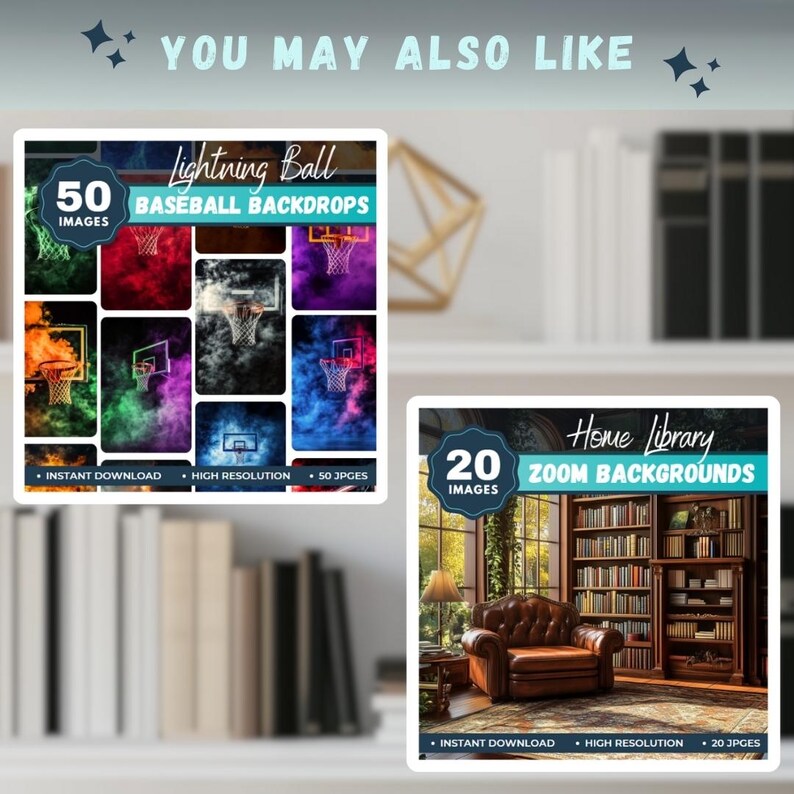 20 White Bookshelf Zoom Background, Zoom Virtual Background, Teams ...