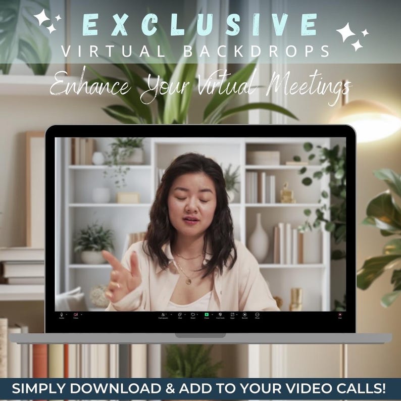 20 White Bookshelf Zoom Background, Zoom Virtual Background, Teams ...