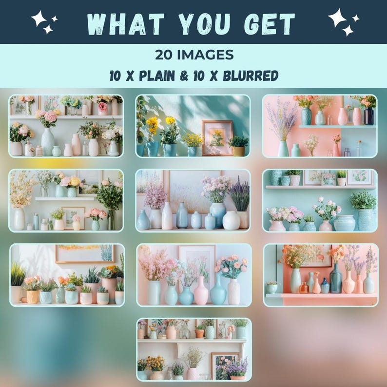 20 Spring Floral Arrangements Zoom Background, Zoom Virtual Background ...