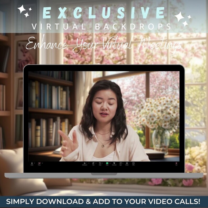 20 Spring- Themed Zoom Background, Virtual Background, Teams Background ...