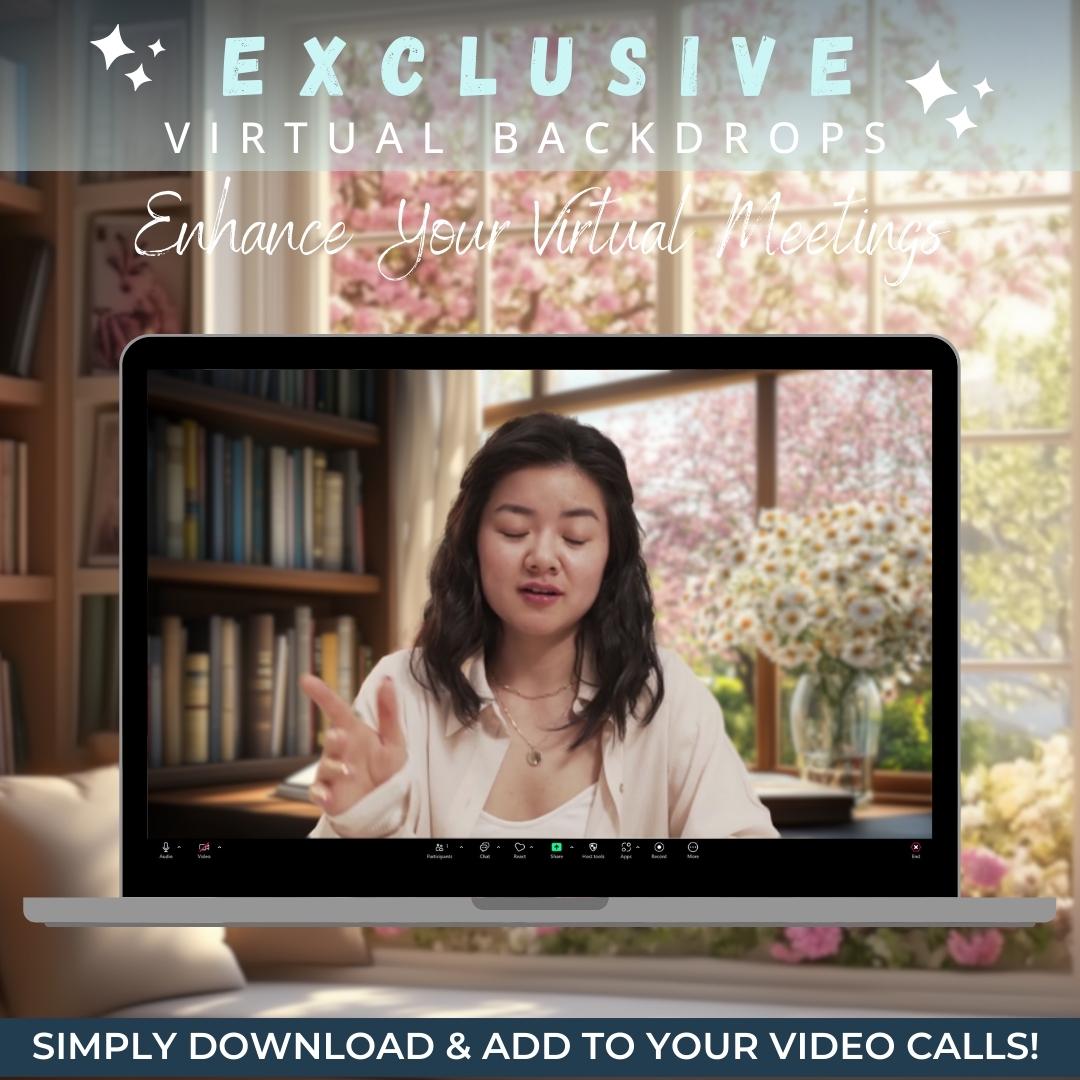 20 Spring- Themed Zoom Background, Virtual Background, Teams Background ...