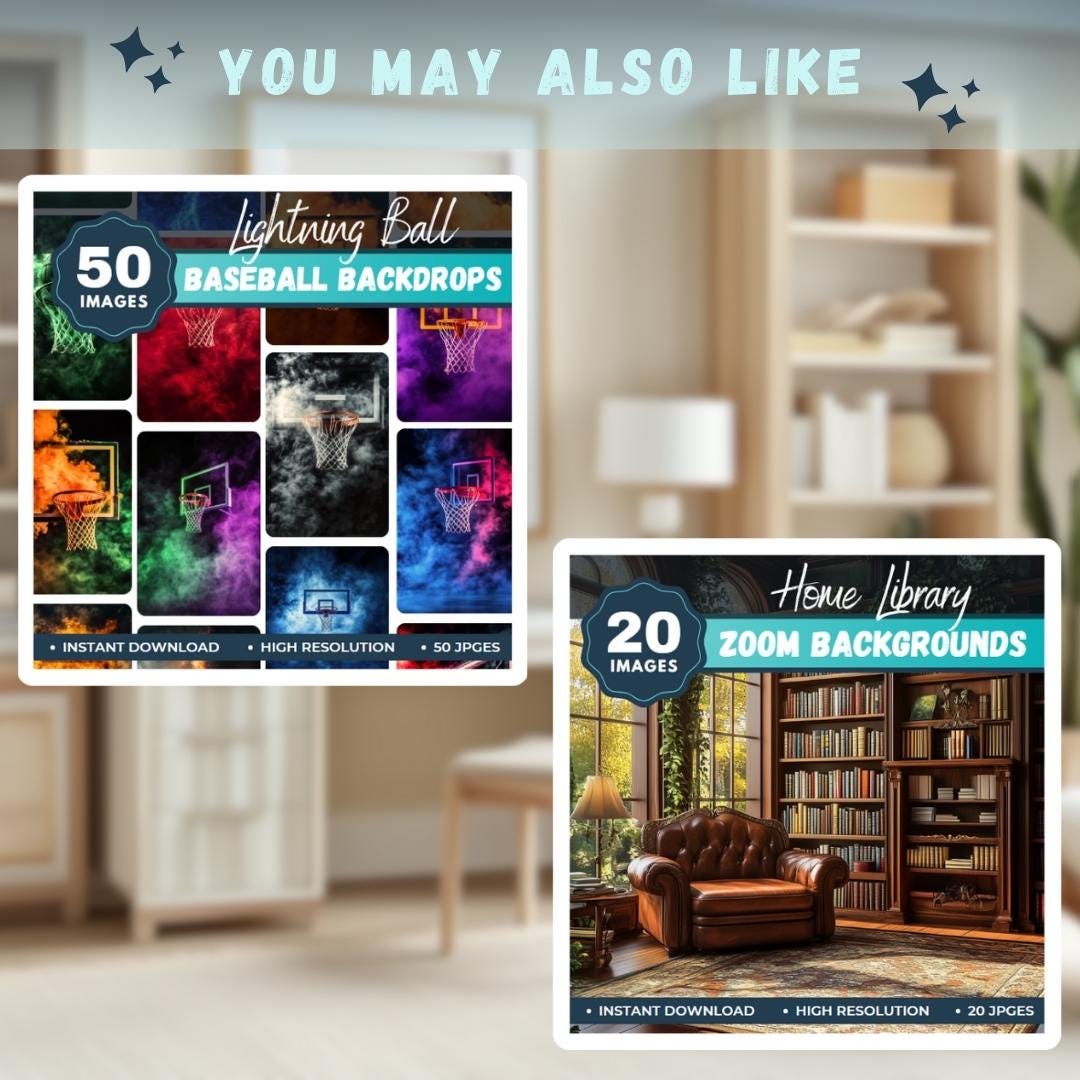 8 Home Office Zoom Backgrounds, Zoom Virtual Background, Teams ...