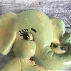 Vintage Chalkware Elephant Mid Century Pachyderm 50s Circus - Etsy