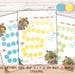 Turtle Reward Chart, Printable Behavior Chart, Daily Chore Chart, Kids ...