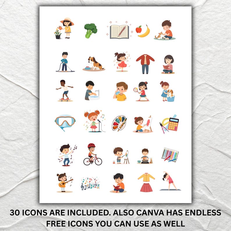 Ready to Print Morning, Evening, Daytime Routine Checklist, Morning ...