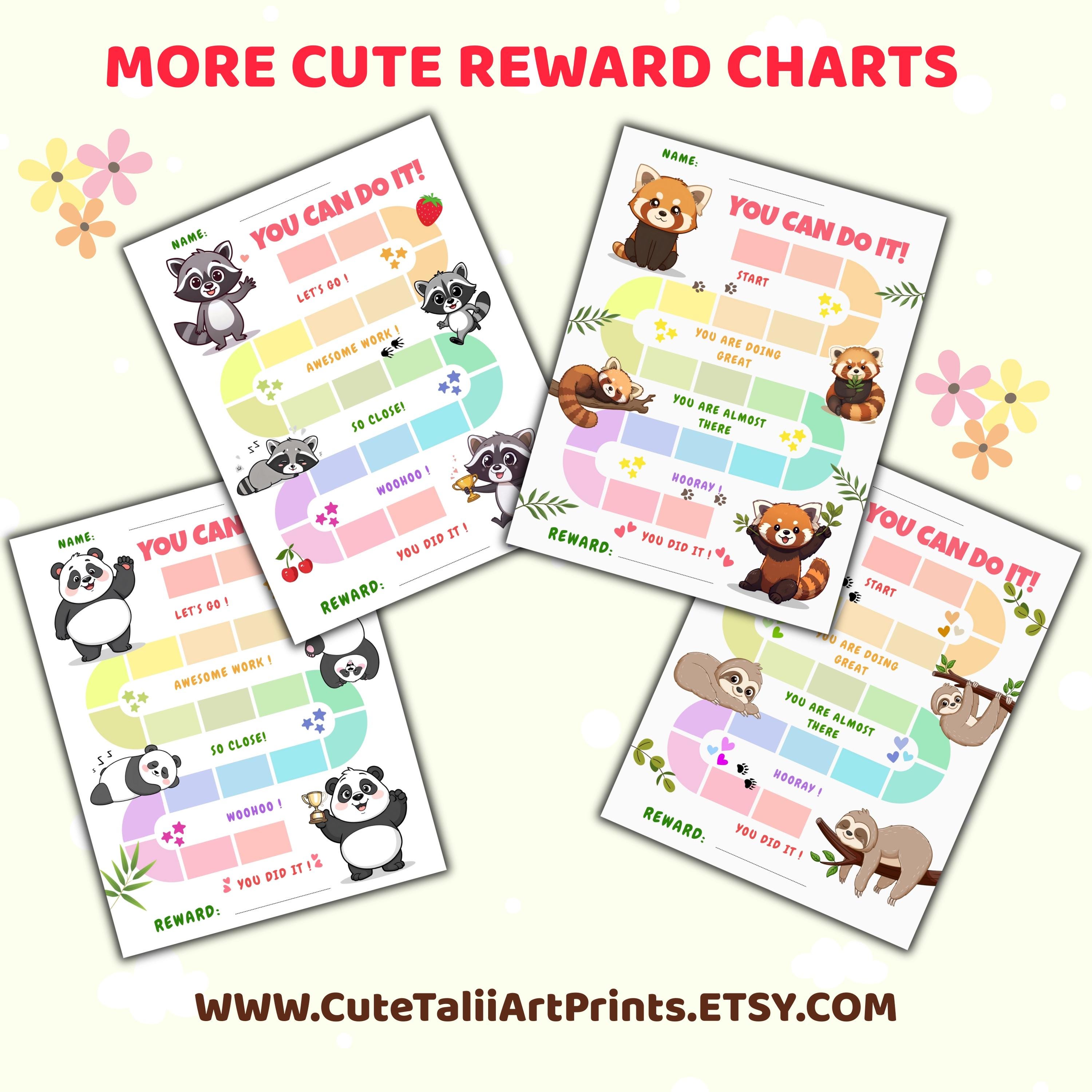 Printable Playful Sun Rainbow Goal Tracker for Girls: Soft Pastel ...