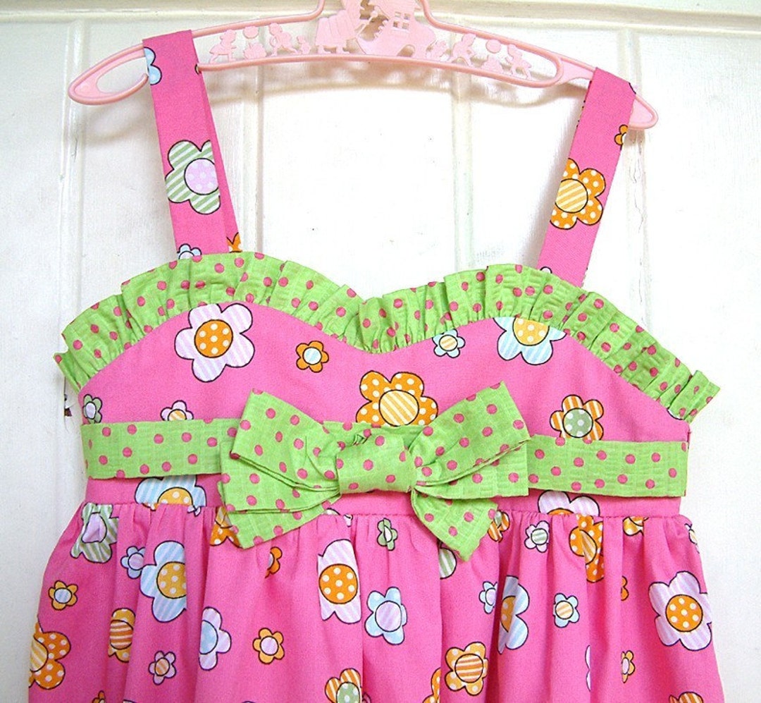 Girls Sewing Pattern, Dress, Instant Download, Dress Top Tunic Tutorial ...
