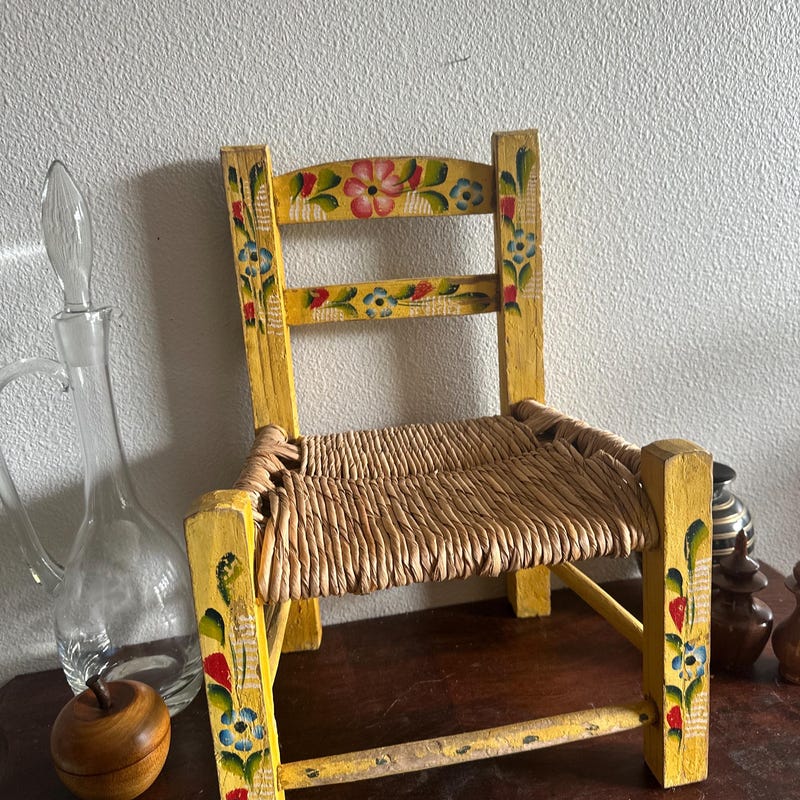 Mexico Painted Chair - Etsy