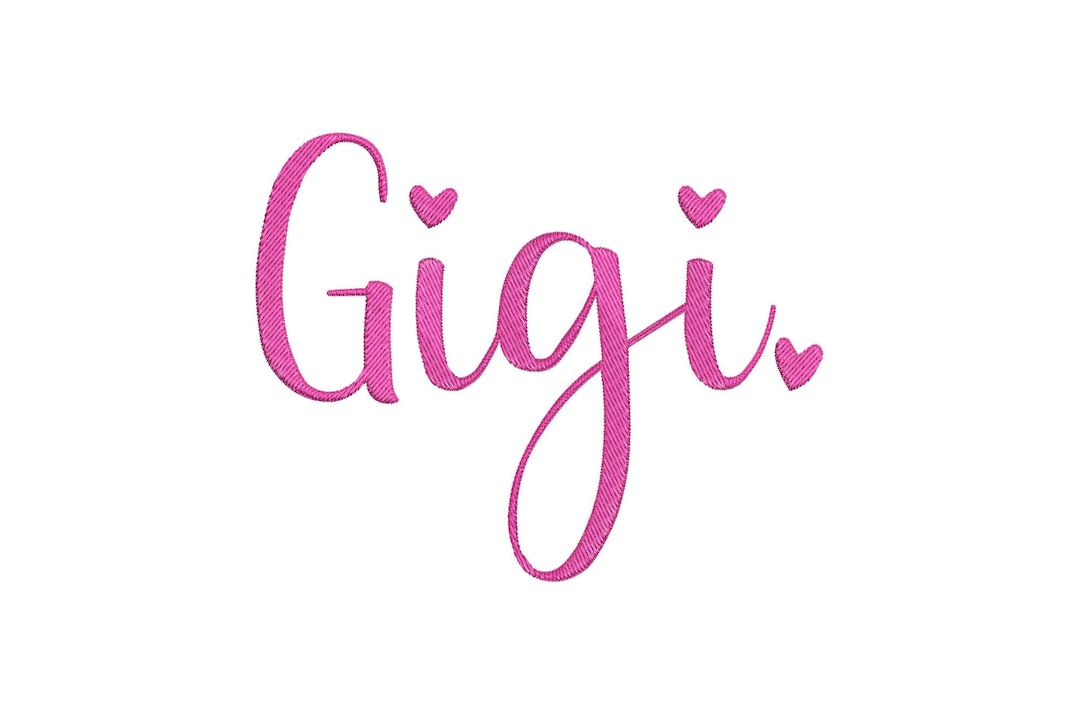 Gigi Embroidery Design, Gigi Machine Embroidery Design, Gigi Embroidery ...