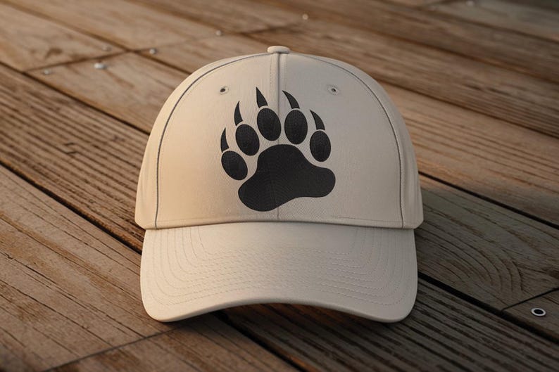 Bear Paw Embroidery Design, Bear Paw Machine Embroidery Design, Bear ...