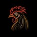 Chicken Embroidery Design, Chicken Machine Embroidery Design, 4 Sizes ...