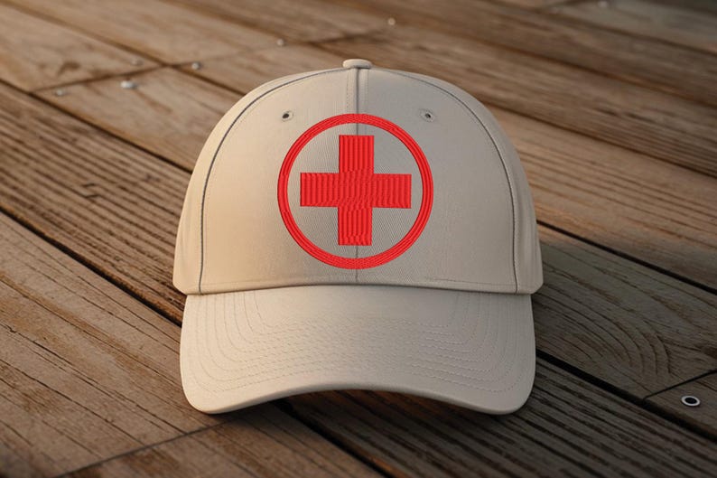 Red Cross Embroidery Design, Red Cross Machine Embroidery Design, Red ...