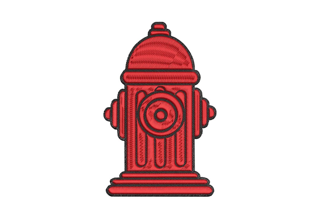 Fire Hydrant Embroidery Design, Fire Hydrant Machine Embroidery Design ...