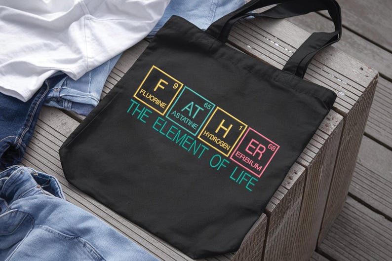 Father Periodic Table Embroidery Design, Father Periodic Table Machine ...