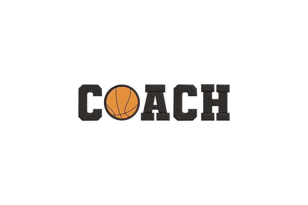 Basketball Coach Embroidery Design, Basketball Coach Machine Embroidery ...