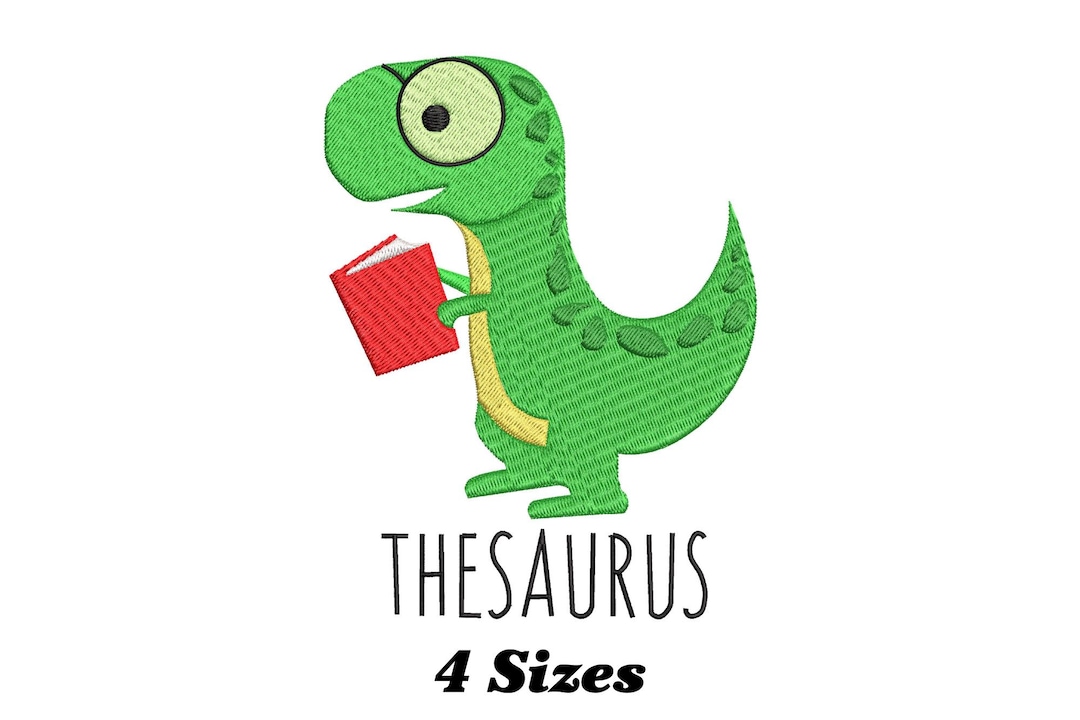 Thesaurus Dinosaur Embroidery Design, Thesaurus Dinosaur Machine ...