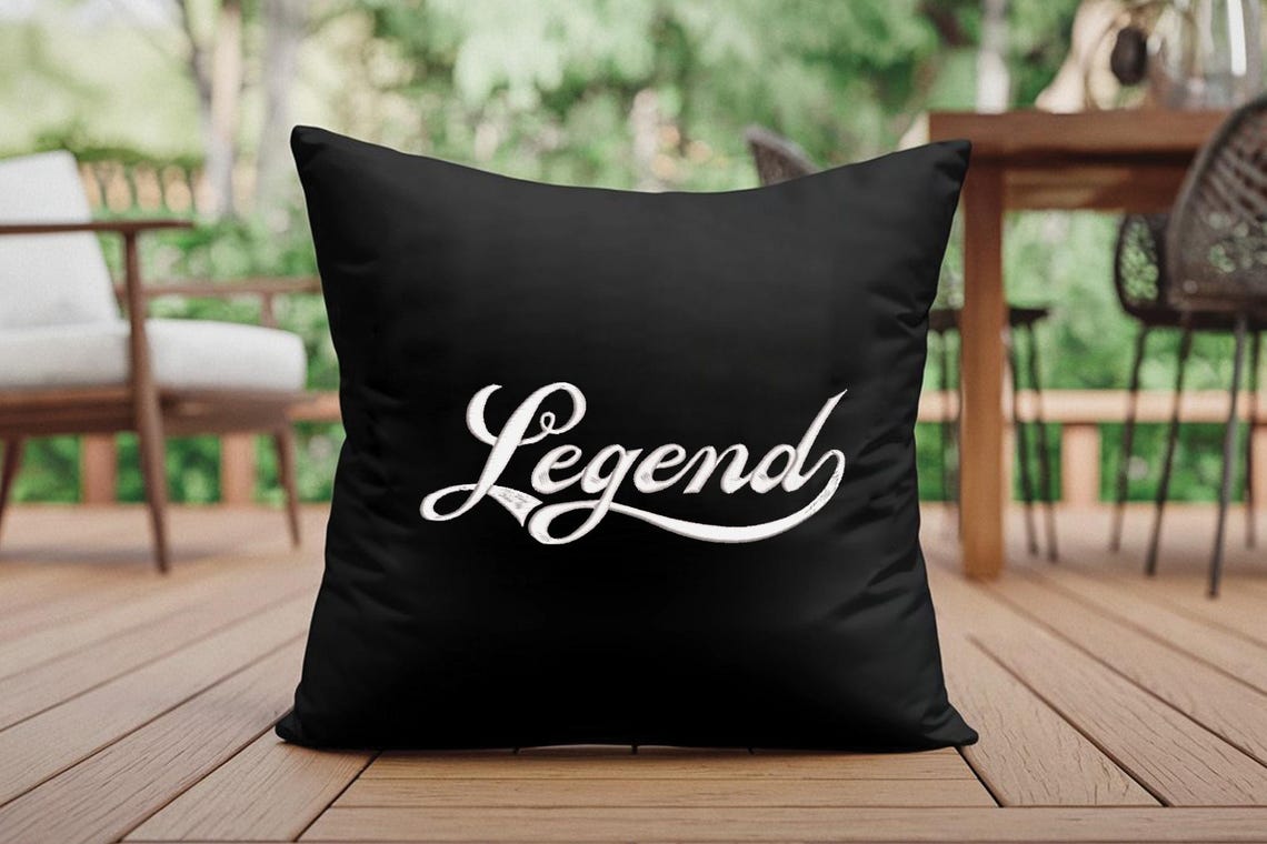 Legend Embroidery Design, Legend Machine Embroidery Design, Legend ...