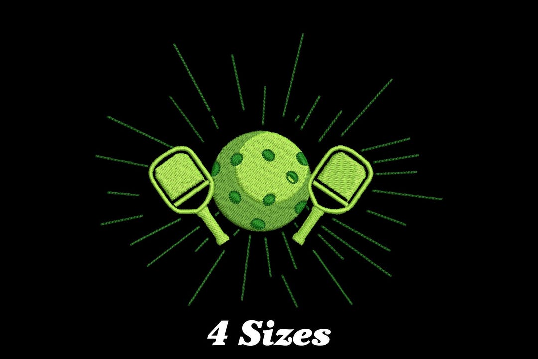 Funny Pickleball Embroidery Design, Pickleball Machine Embroidery ...