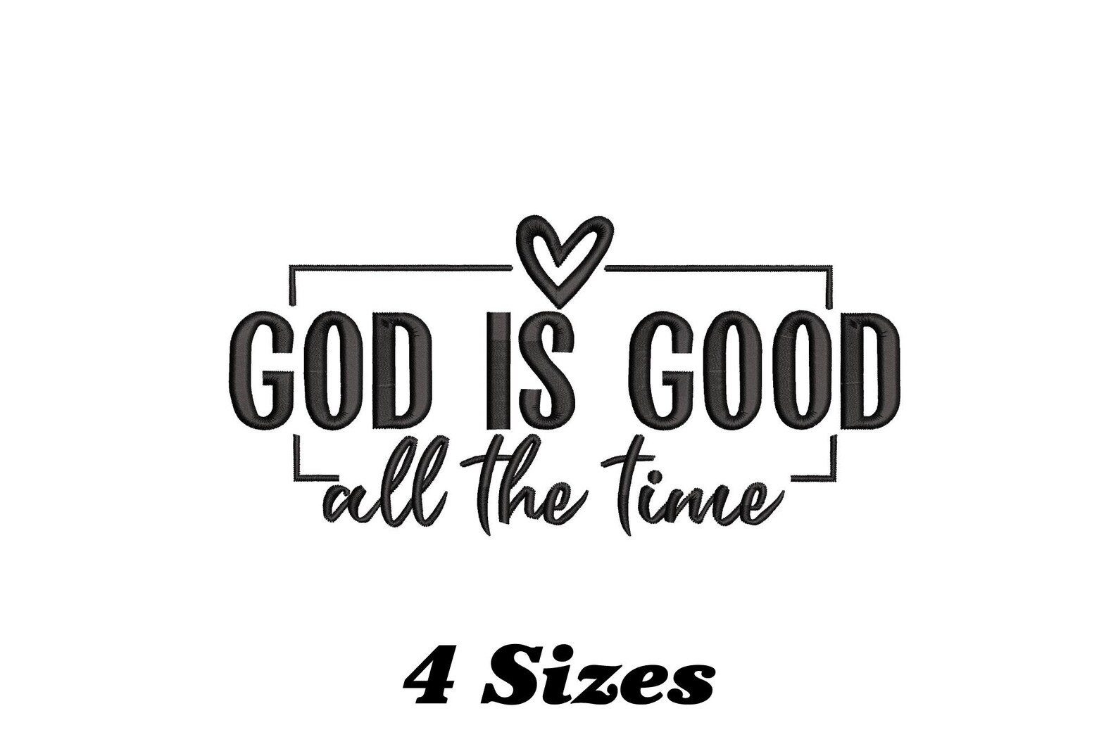 God is Good Embroidery Design, God is Good Machine Embroidery Design ...