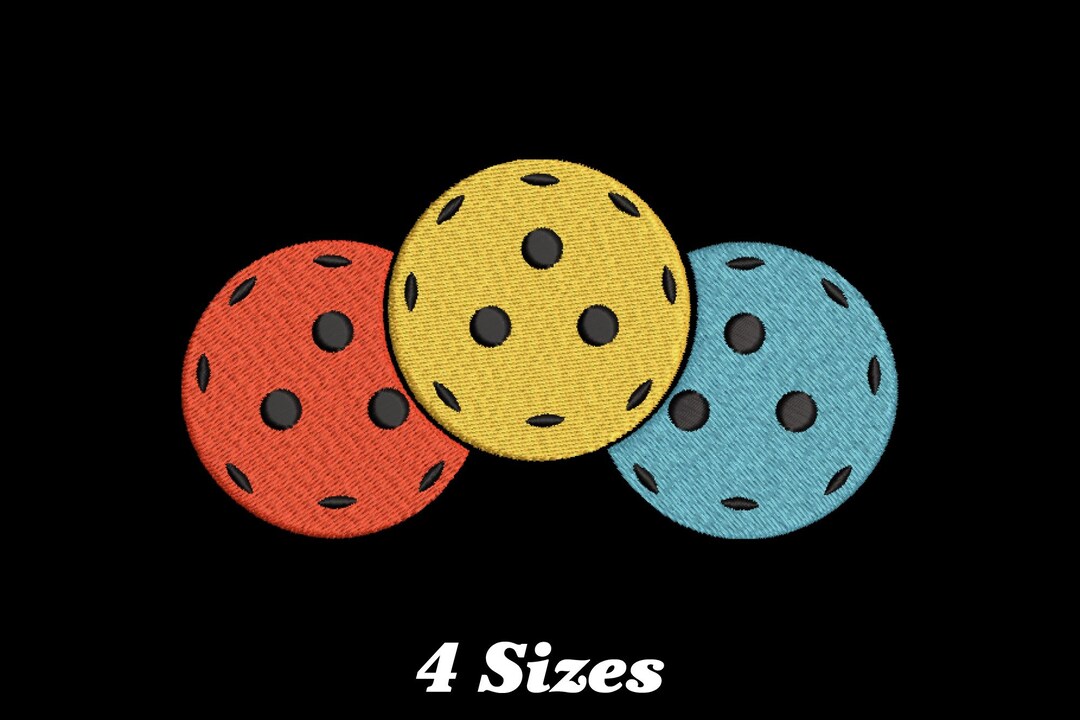 Vintage Pickleball Embroidery Design, Pickleball Machine Embroidery ...