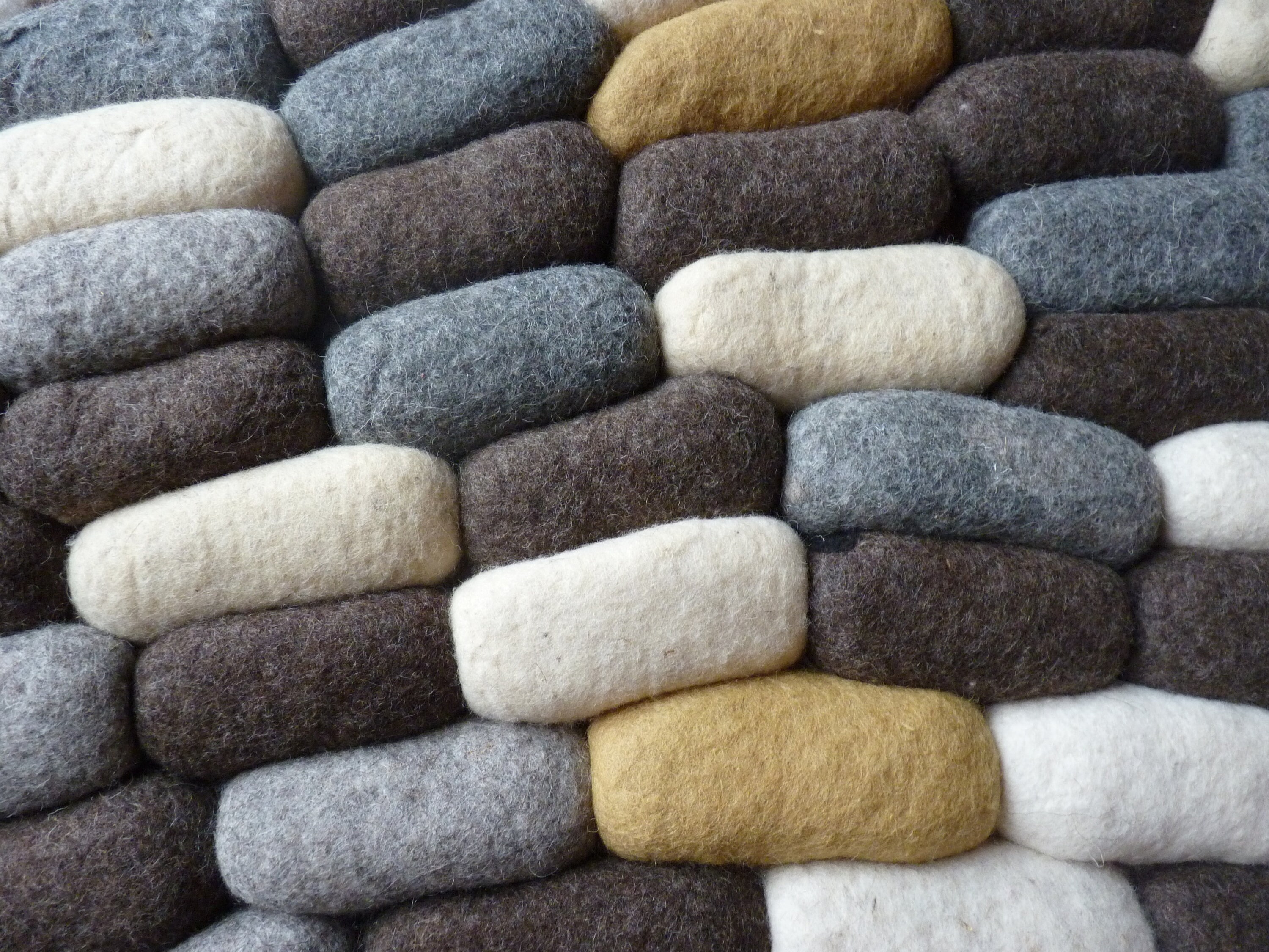 Felt Pebbles Rug Flow - Etsy