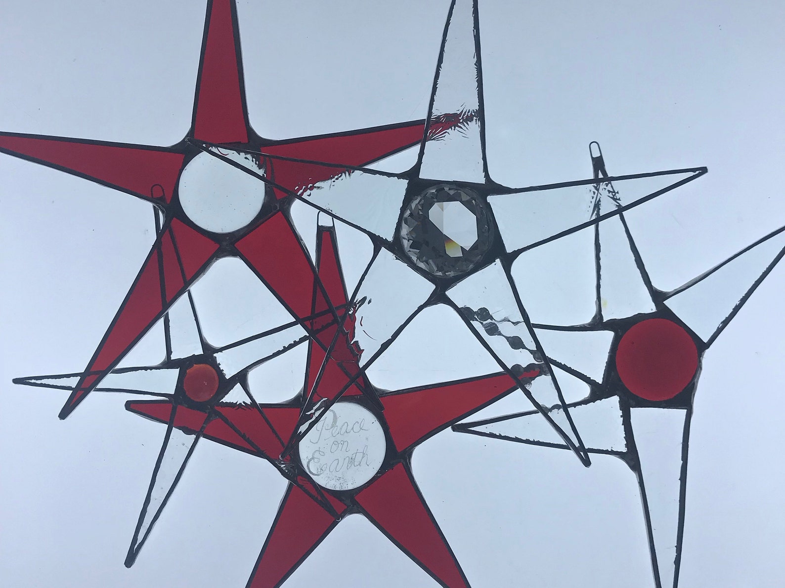 Christmas Window Decor in a Box Stars Galore 5 Stars - Etsy