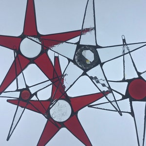 Christmas Window Decor in a Box- Stars Galore (5 Stars) Holiday Hearth ...