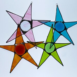 Stained Glass Star - Etsy