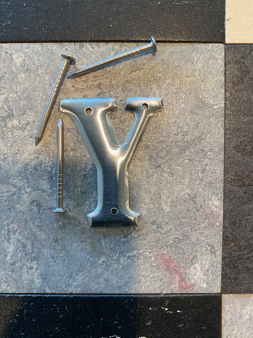 1.5 Inch Metal Letters and Numbers- One and One Half Inch High Aluminum ...