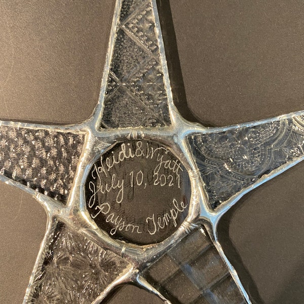 Fused Glass Star - Etsy