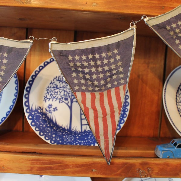 American Flag Bunting - Etsy
