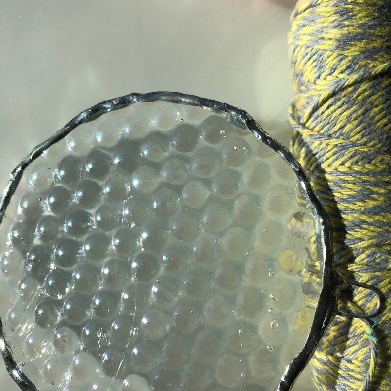 3 Inch Festive Boules- Stained Glass Discs, Custom Colors Available - Etsy