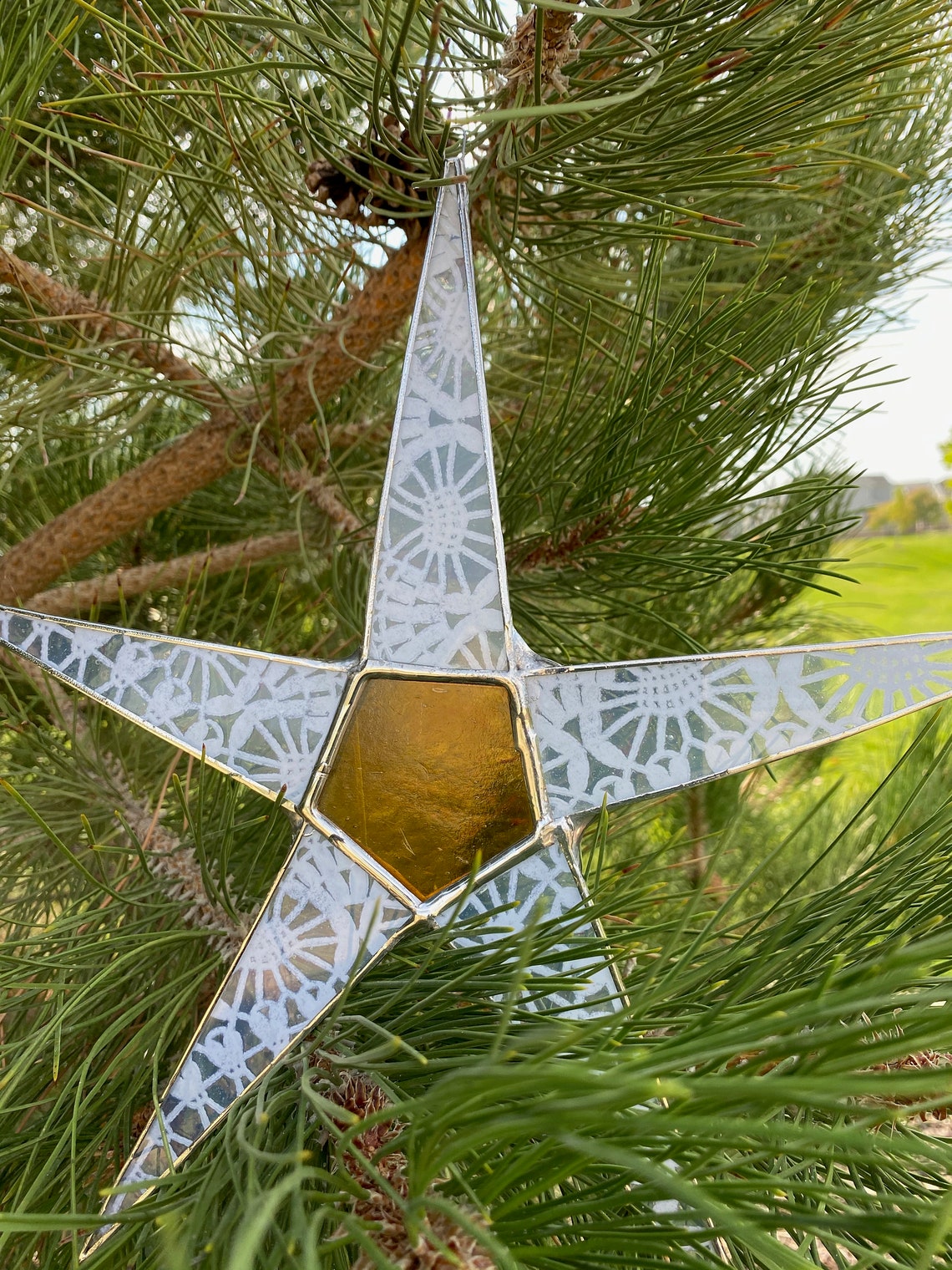 Snowflake Star Tree Topper - Etsy