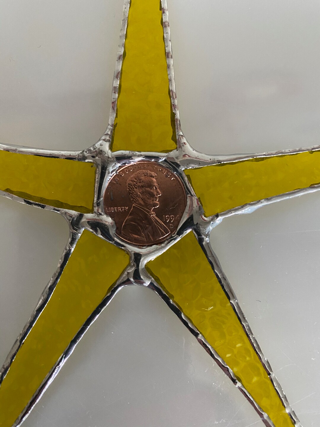 Pennies From Heaven - 7 Inch Star With Penny Center - Etsy