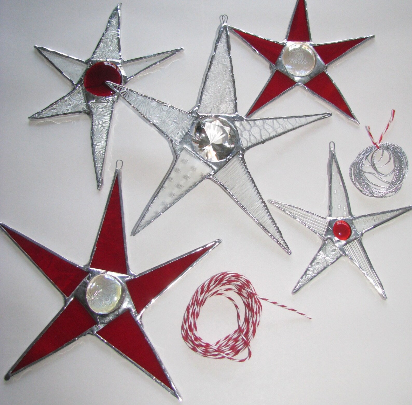 Christmas Window Decor in a Box Stars Galore 5 Stars - Etsy