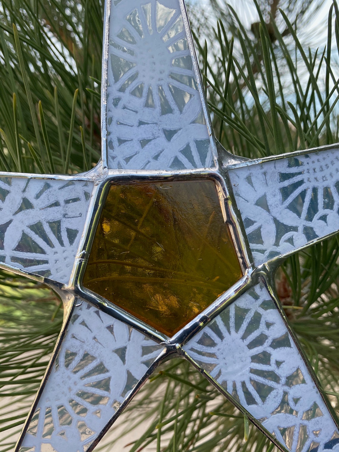 Snowflake Star Tree Topper - Etsy