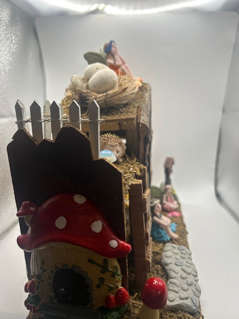 Miniature Fairy Cabin - Miniature Cottage, Indoor Garden, Birthday Gift ...