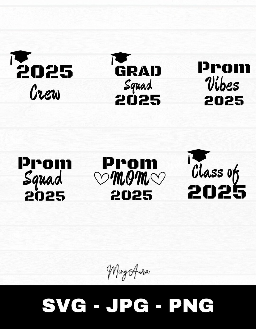 Prom Bundle Svg Png, Prom Svg, Prom 2025 Svg, 2k25 Svg, Prom Squad Svg ...