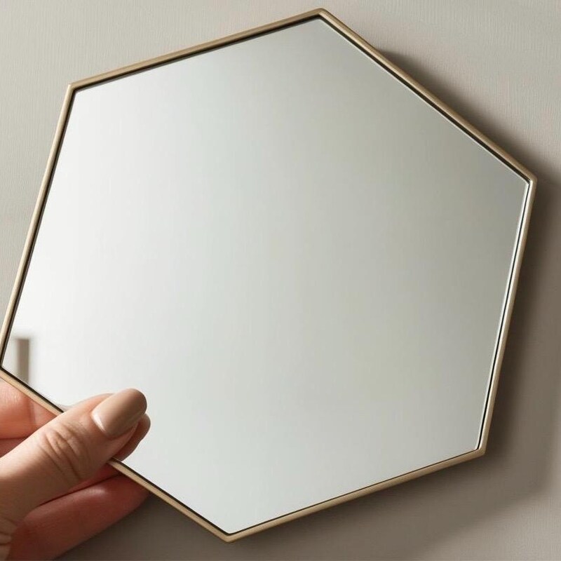 Hexagon Mirror Stickers - Etsy