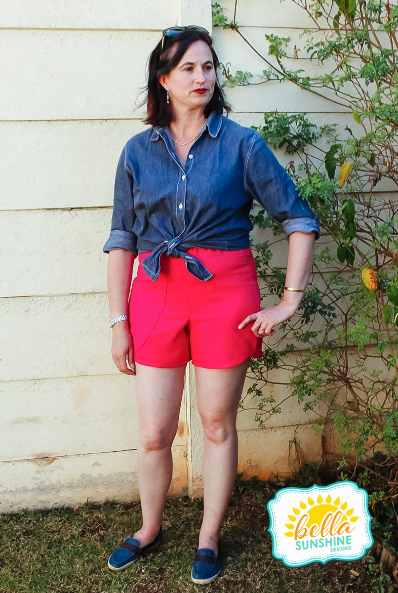 Tess Tulip Shorts Ladies Pattern PDF Sewing Pattern Ladies - Etsy Canada